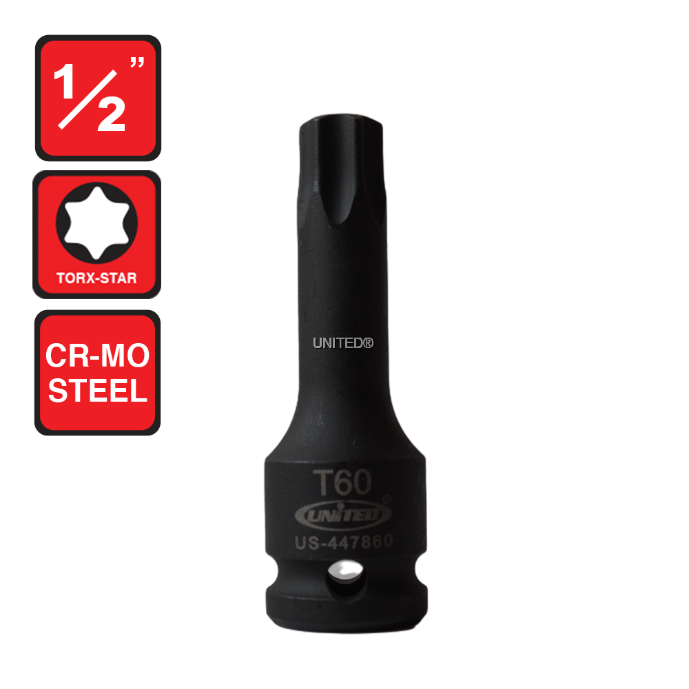 US-447860 1/2 IMPACT DEEP TORX SOCKET T60