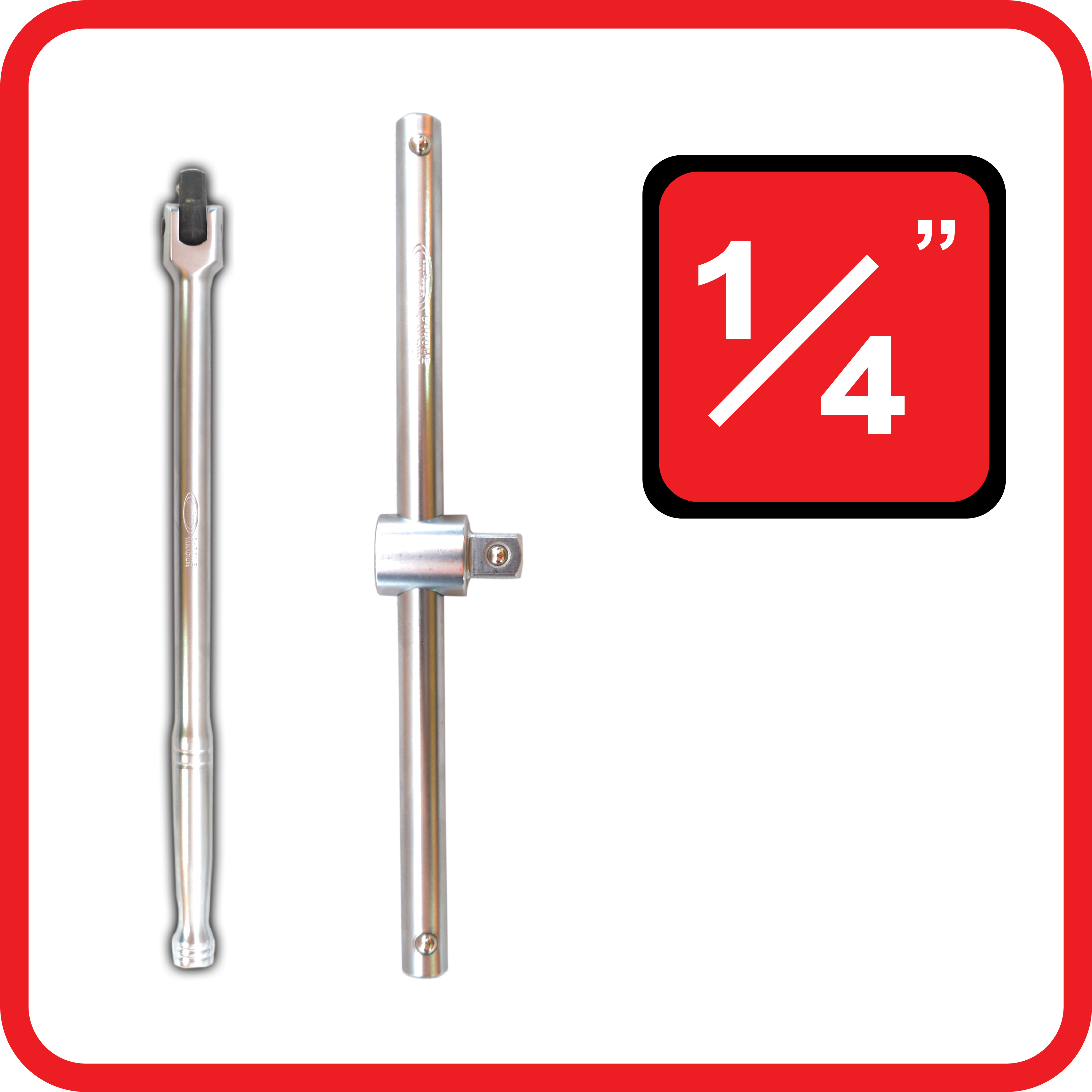 UNITED 1/4" Breaker Bar & Sliding Handle