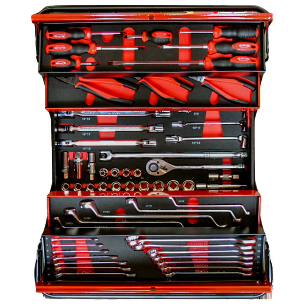 Metal Box with 6 EVA Tools (56PCS) - Essential Toolset for a Wide Range ...